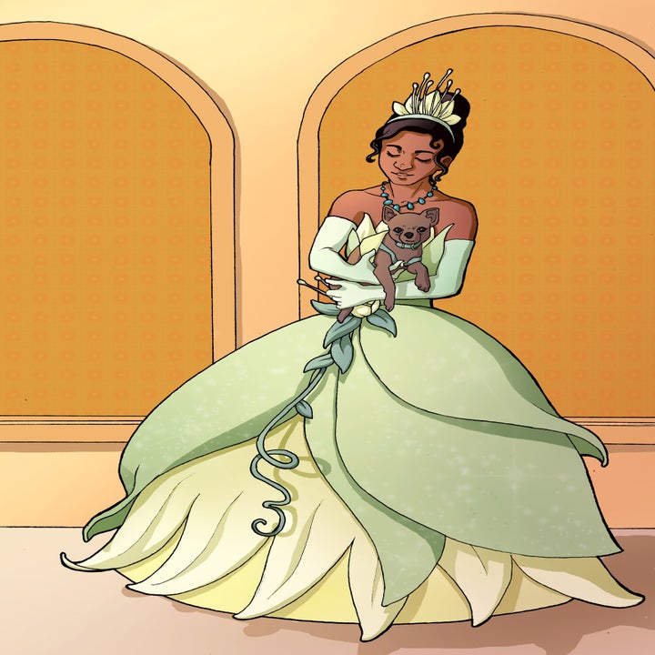 This Artist Reimagined Disney Princesses With Service Dogs And It's ...