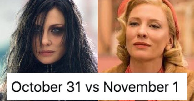 October 31 Vs. November 1 Memes That'll Make You Say "That's So Me"