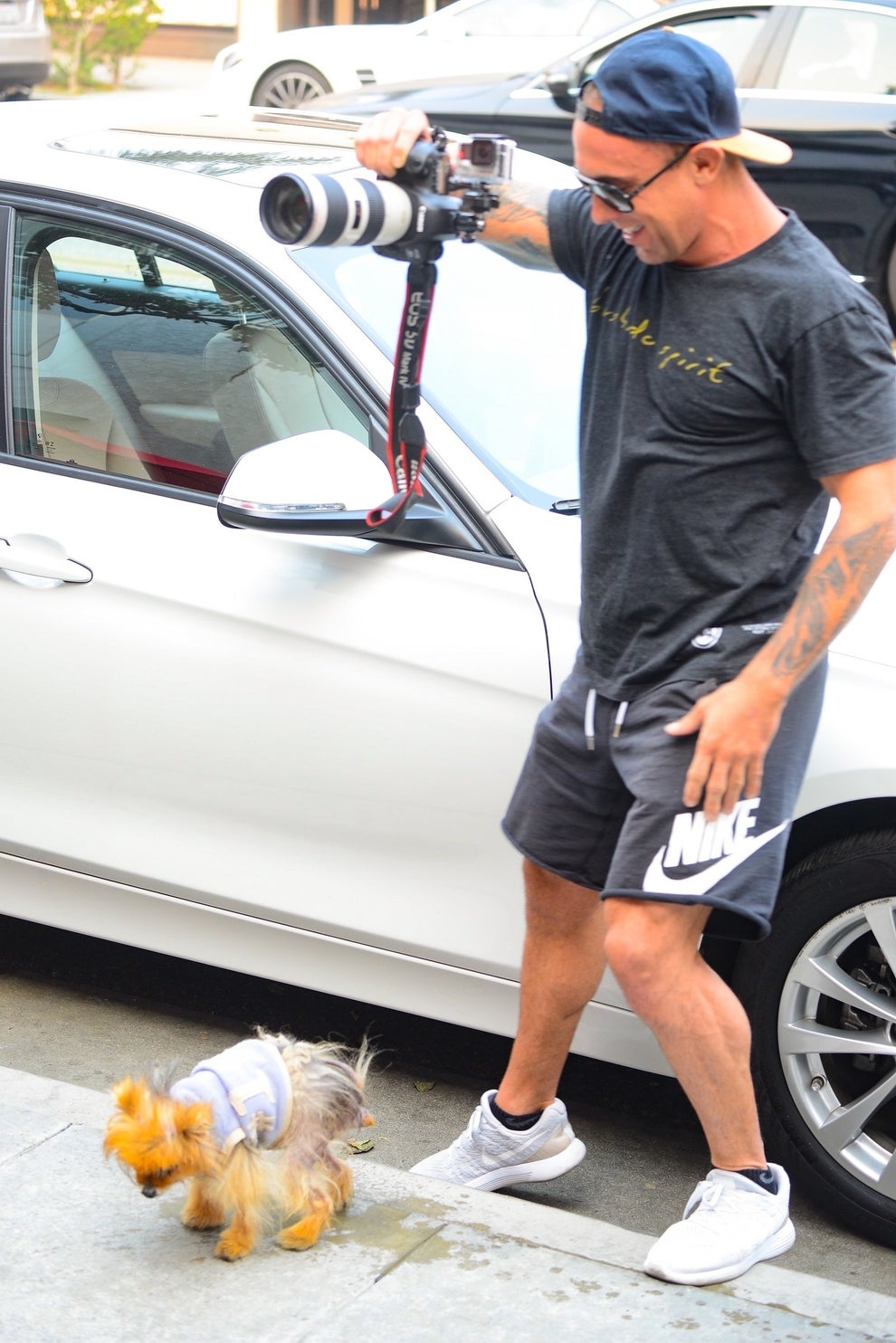 Mickey Rourke Went On A Hot Date With His Dog But Then Paparazzi Ruined ...