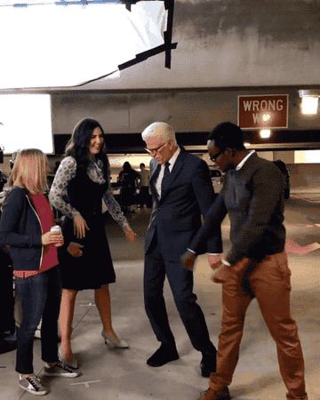 Ted Danson Being Taught How To Floss By "The Good Place" Cast Is Pure ...