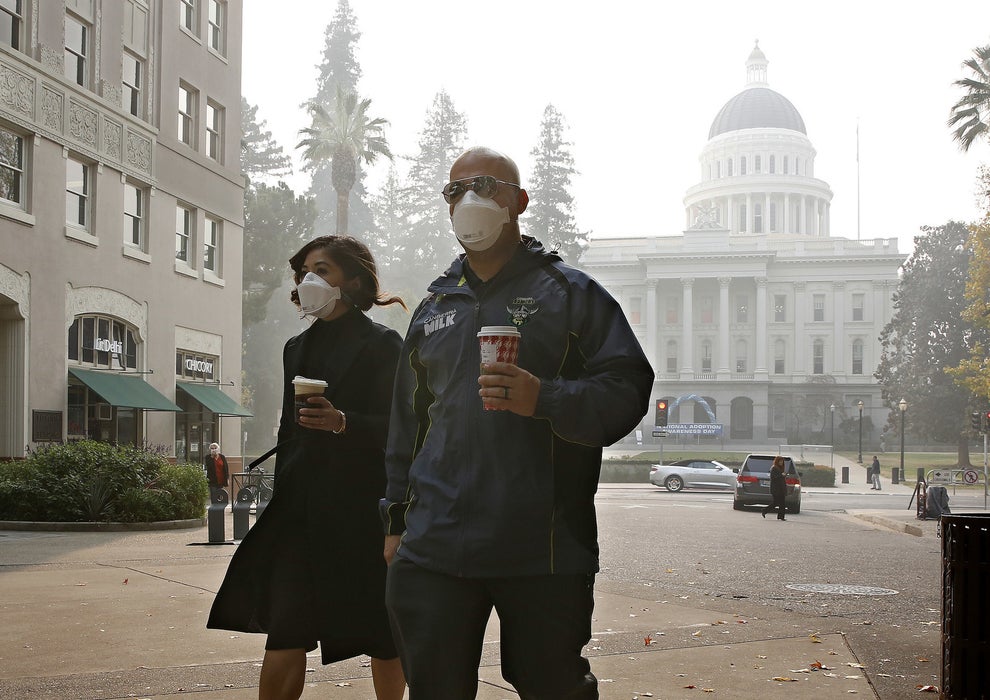 Photos Show Poor Air Quality In Northern California After Wildfires