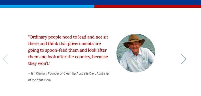 Advance Australia Asked To Stop Using Clean Up Australia Founder Ian ...