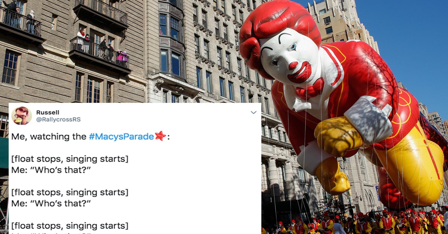 17 Funny AF Jokes About The Macy's Thanksgiving Day Parade