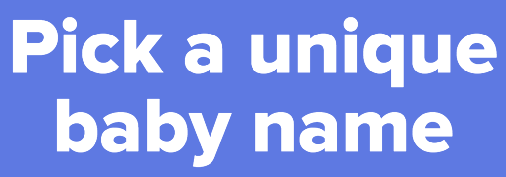 Choose Your Favorite Baby Names And We'll Tell You The Name Of The Next ...