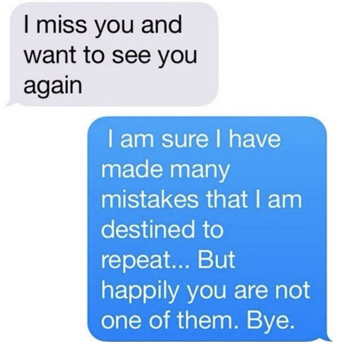 19 Ex Text Responses That Deserve To Be Framed