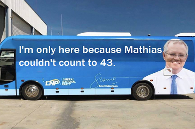 The Prime Minister Isn't Actually Riding That Blue Bus Across ...