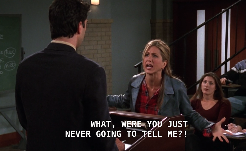 A Ranking Of The 30 Worst Things The "Friends" Characters Did To Each Other