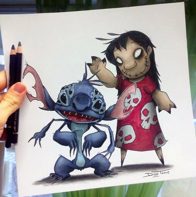 Creepy Cartoon Drawings