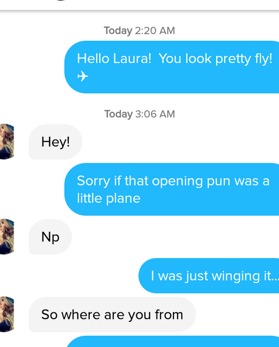 Awkward Tinder Texts That'll Make You Cringe