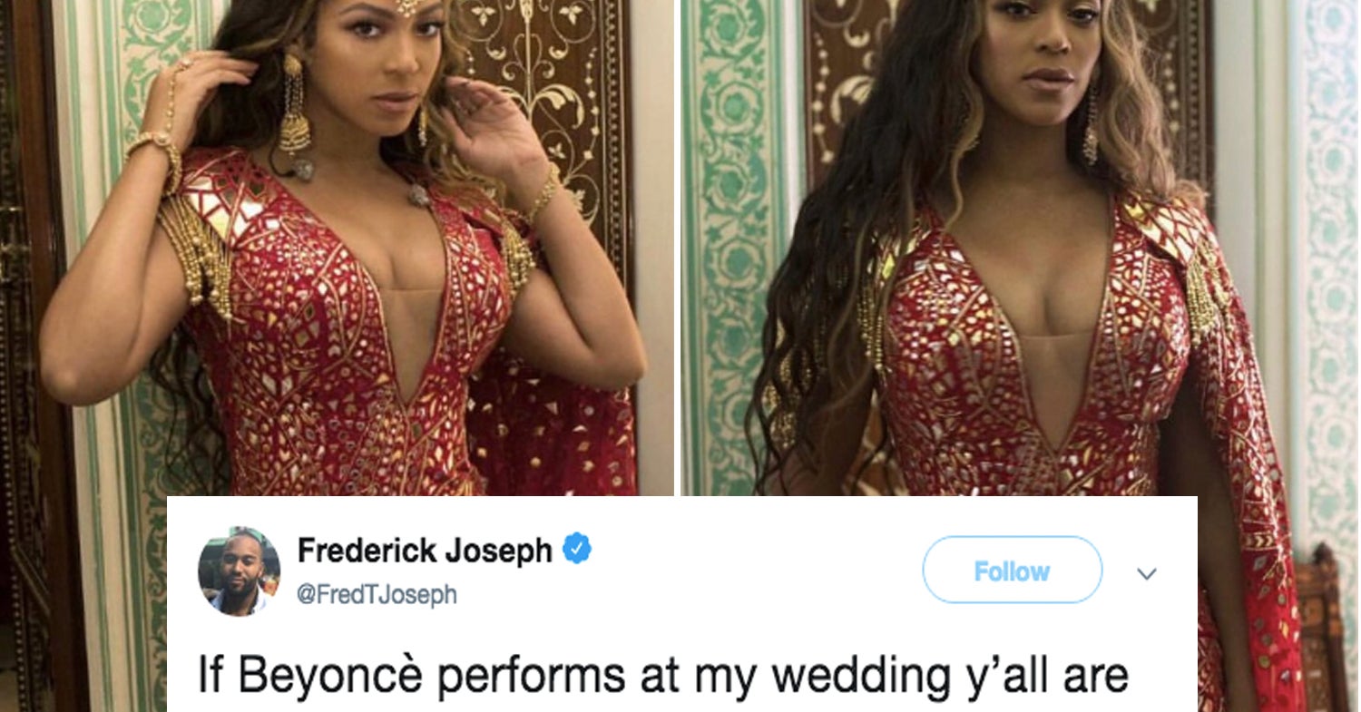 beyonce wedding performance