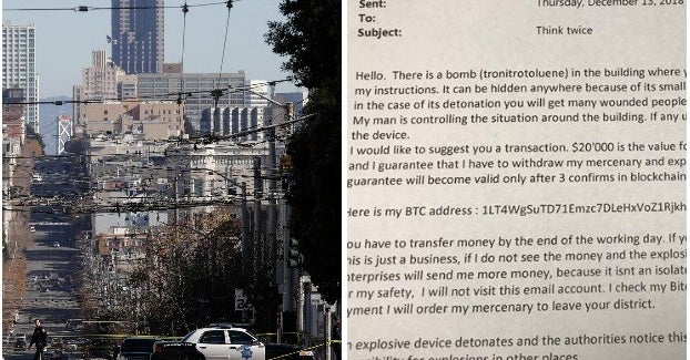 Emailed Bomb Threat Asking For Bitcoin Causes Panic Across The Nation