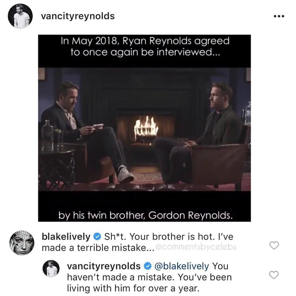 Ryan Reynolds And Blake Lively's Interactions On Social Media Are What ...
