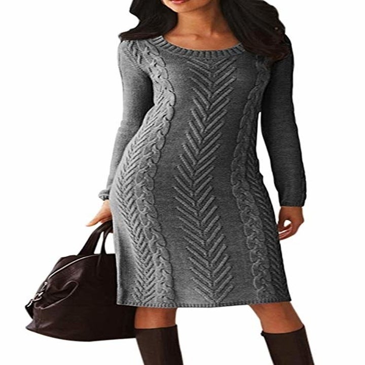 28 Cute Sweater Dresses To Keep You Cozy And Stylish