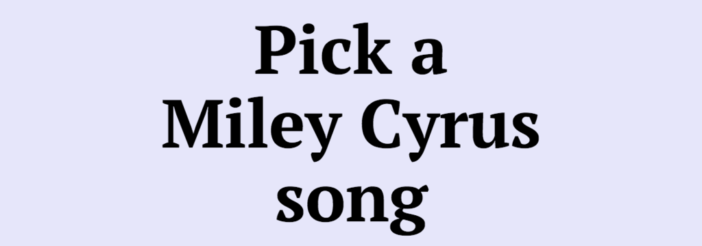 Pick A Song By Each Of These Artists And We'll Reveal Something Good ...