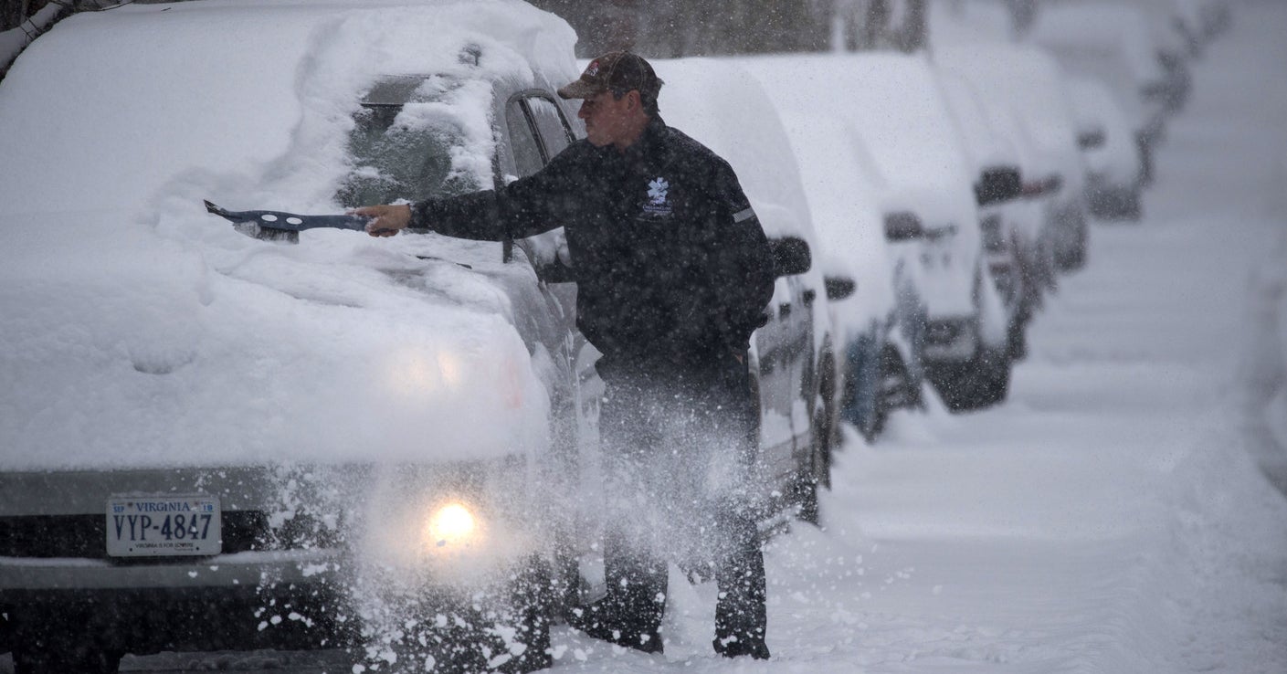 Winter Storm Pounds The Southeast With Sleet, Ice, And Snow