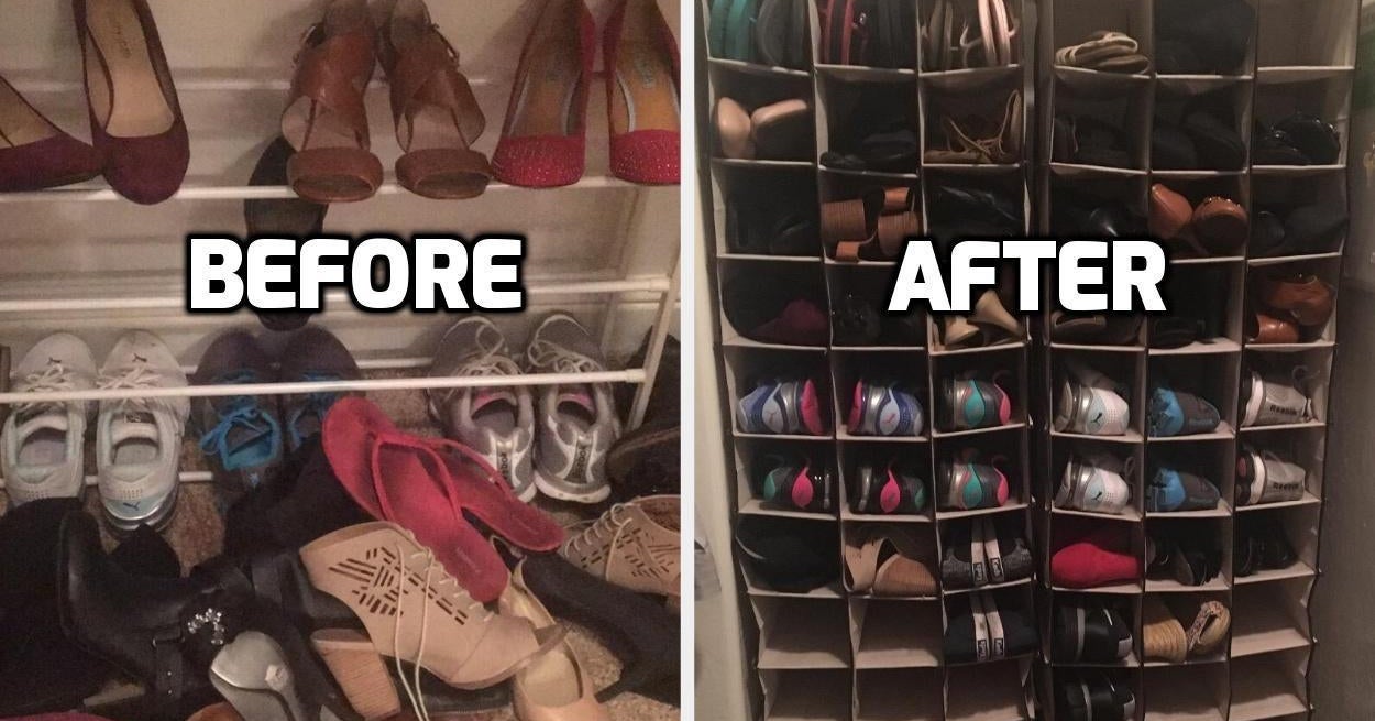 22 Useful Storage Products With Dramatic Before-And-After Photos