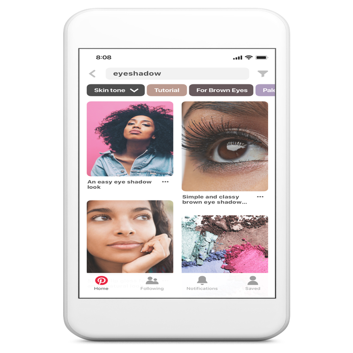 Pinterest's Let's You Search Beauty Pins Based On Your Skin Tone