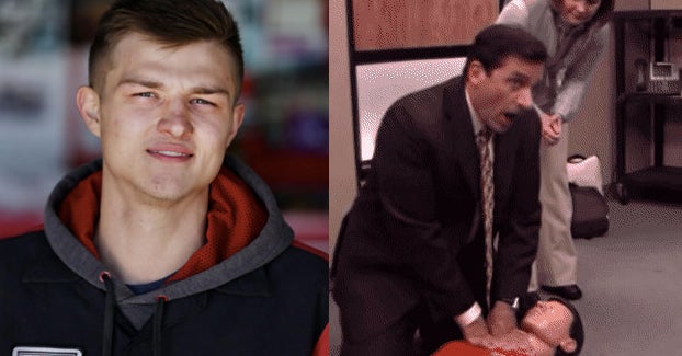 'The Office' To The Rescue When This Guy Had To Do CPR In An Emergency ...