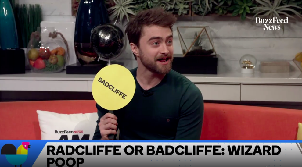 Daniel Radcliffe Is Grossed Out By That Pottermore Poo Tweet Too