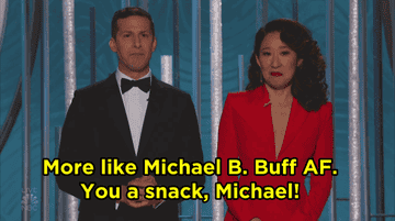 Best Jokes From Sandra Oh And Andy Samberg At The Golden Globes