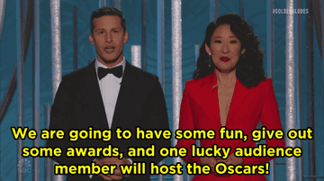 Best Jokes From Sandra Oh And Andy Samberg At The Golden Globes