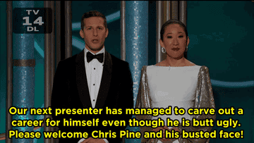 Best Jokes From Sandra Oh And Andy Samberg At The Golden Globes