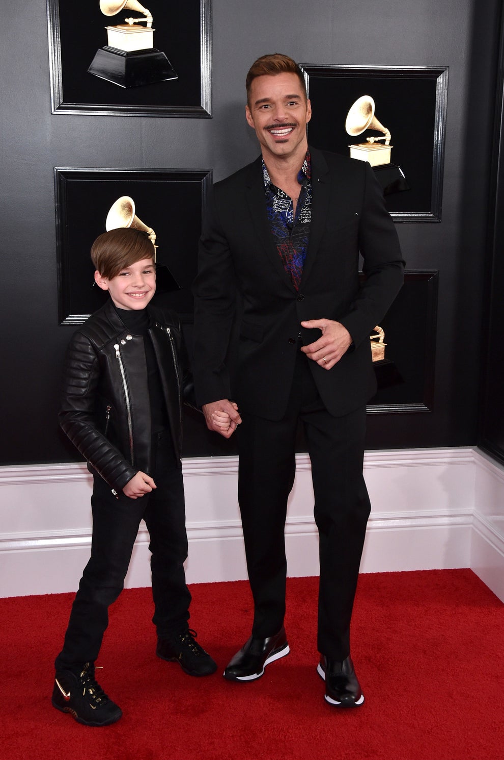 Ricky Martin Brought His Son To The Grammys And They're Both So Cute