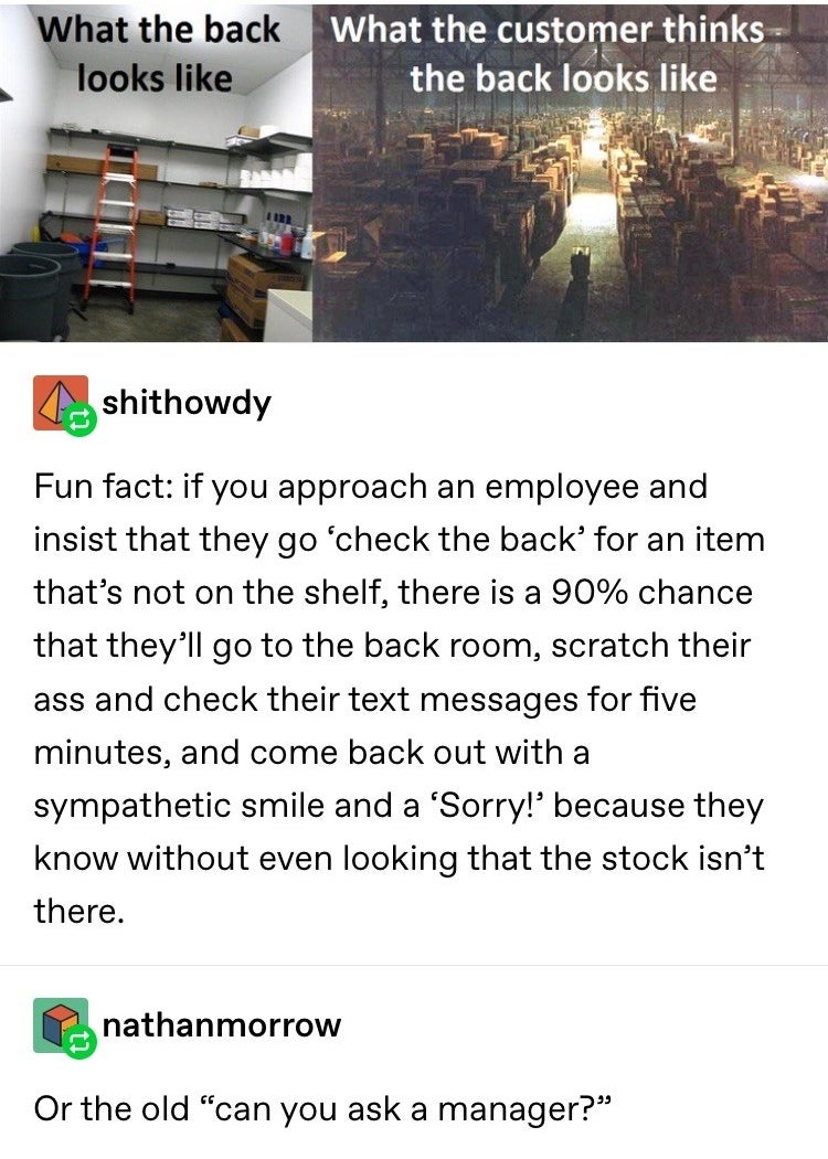 Tumblr Posts That All Retail Workers Can Relate To