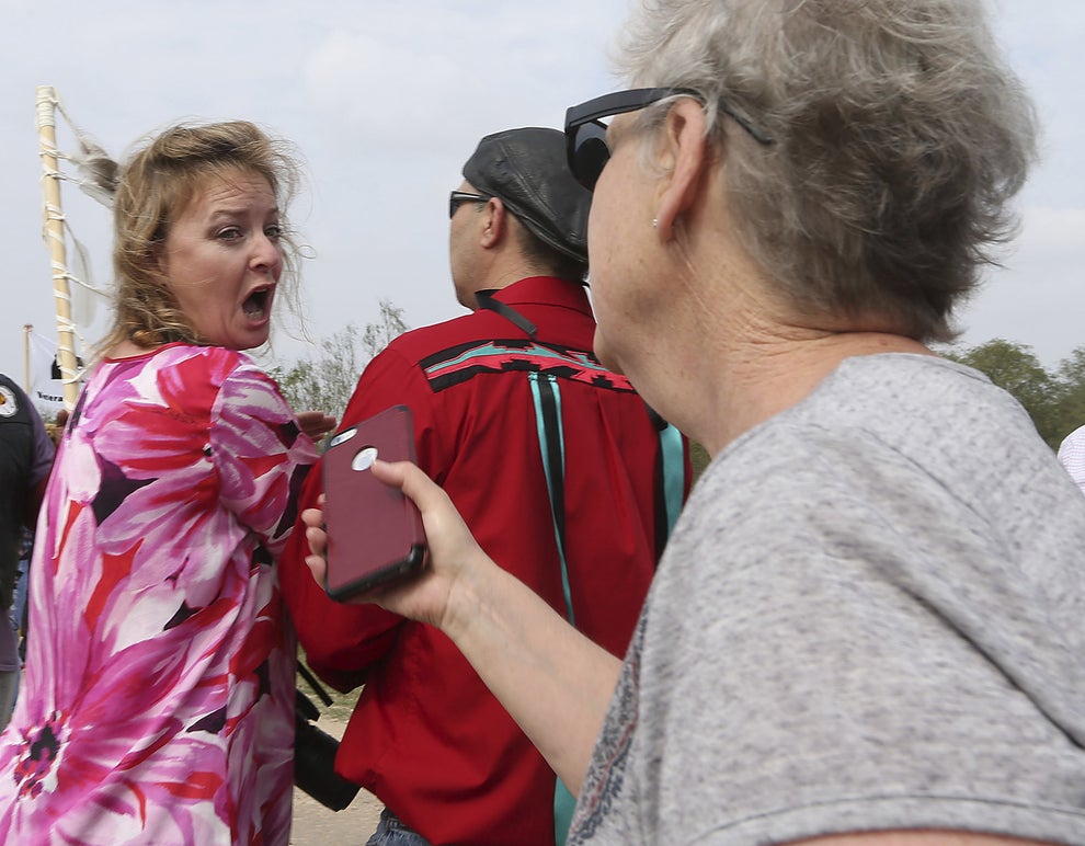 Native Americans And Environmentalists Protest Border Wall Project Near ...