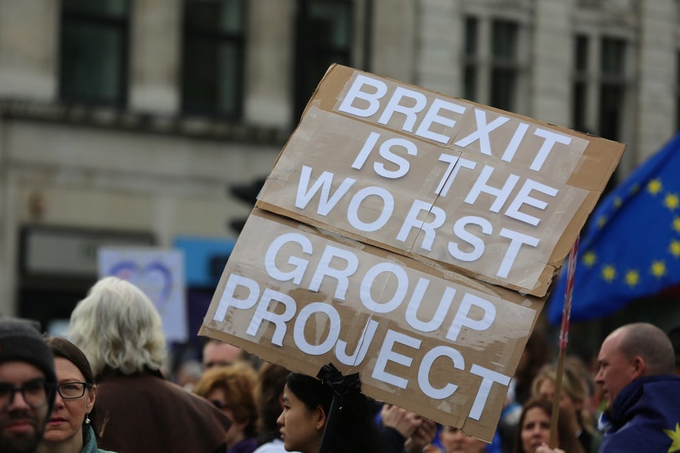 21 Very British Signs From The Massive Protest Against Brexit