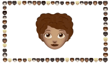 afro emoticon