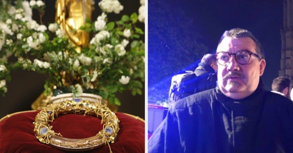 How Father Jean-Marc Fournier And The Fire Brigade Saved Holy Relics ...