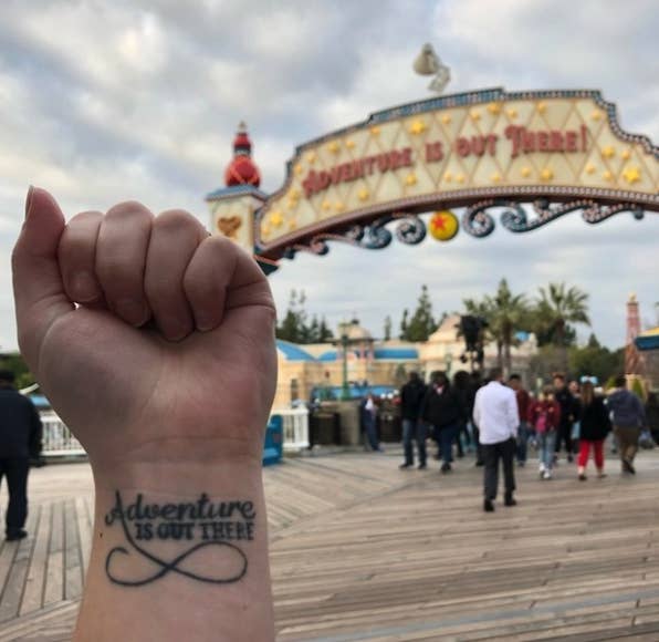 Adventure Is Out There Tattoo Up