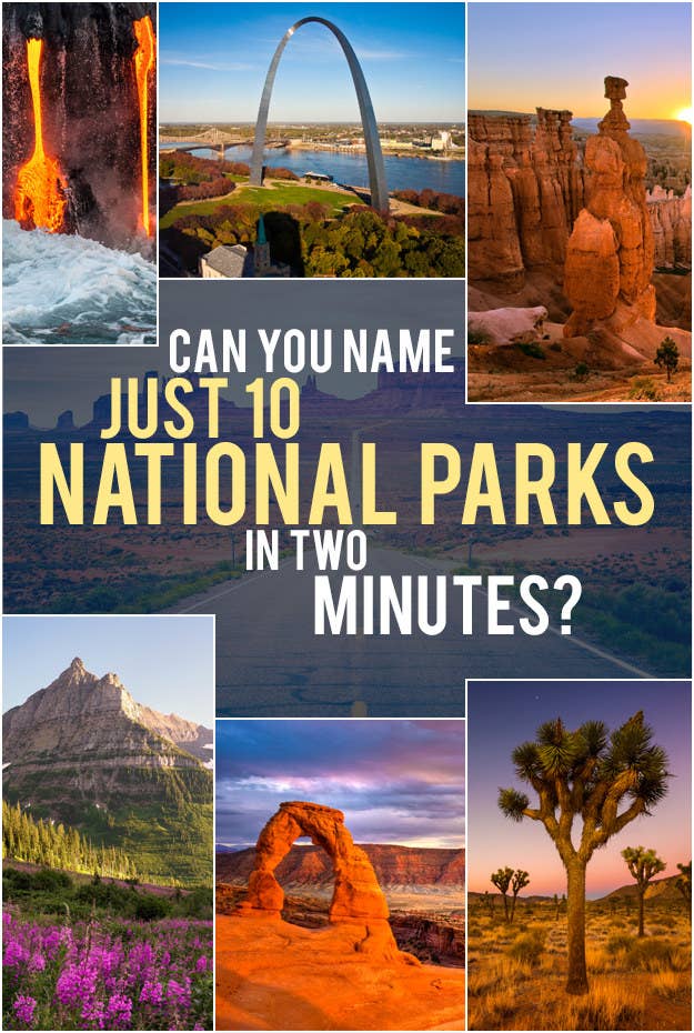 How Many National Parks Can You Name?