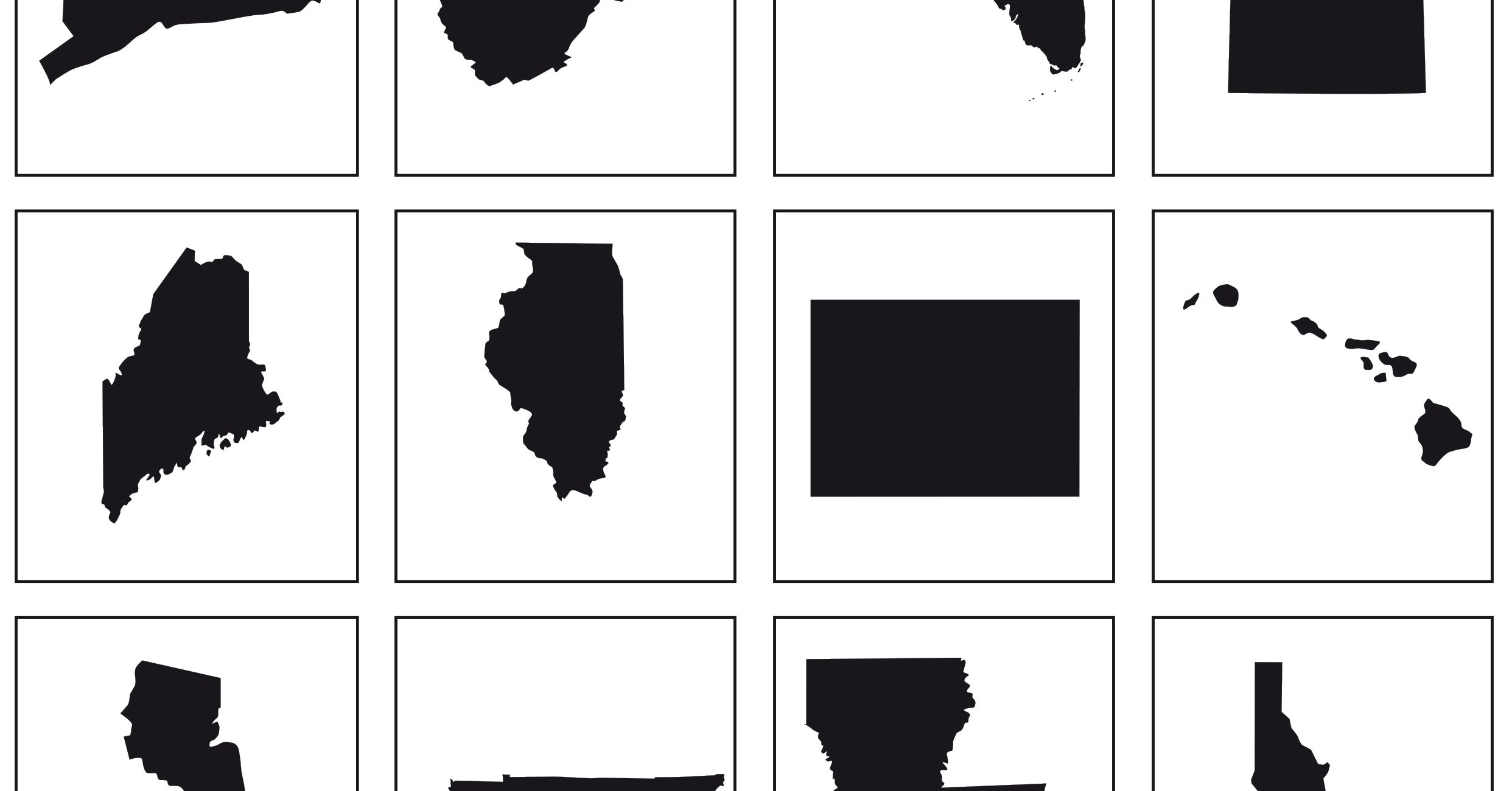 Can You Identify 20 U.S. States Just By Their Shape?