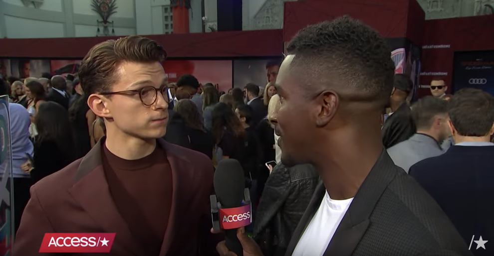 This Video Of Tom Holland Rescuing A Fan From Being Squashed By ...