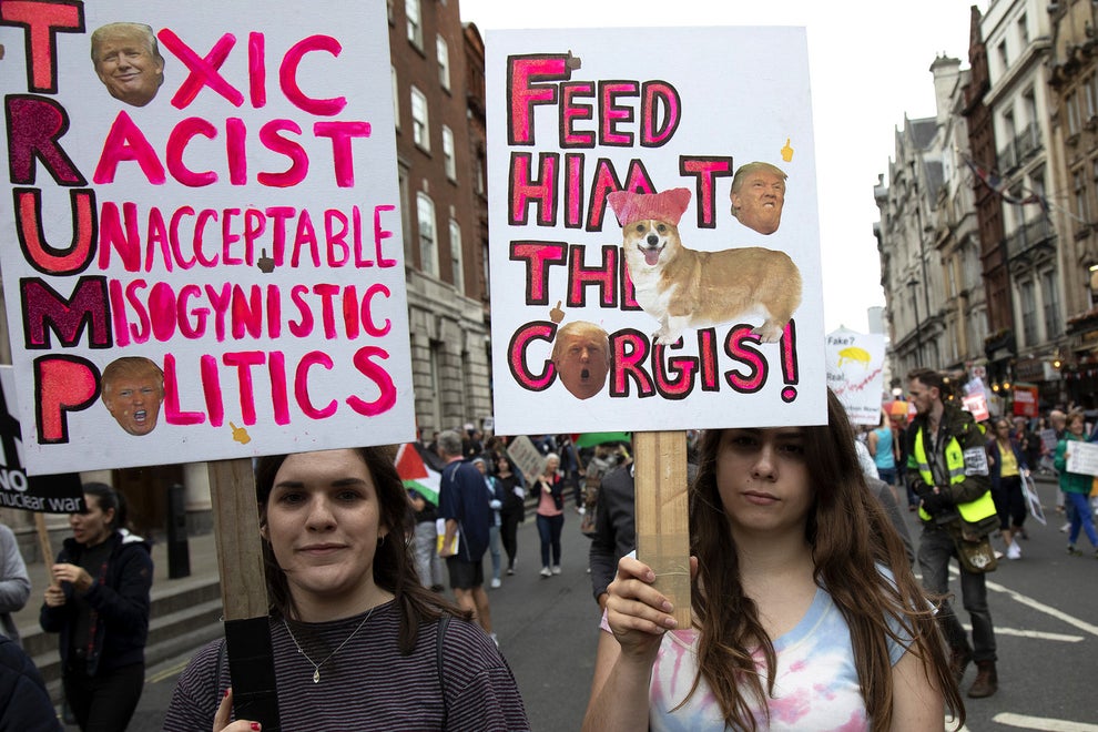 Here's How Londoners Are Protesting Trump's State Visit To The UK