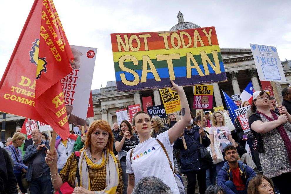 Here's How Londoners Are Protesting Trump's State Visit To The UK