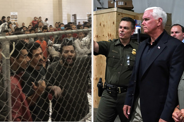 Pence Visited A Border Patrol Station Where Immigrants Were Held In ...