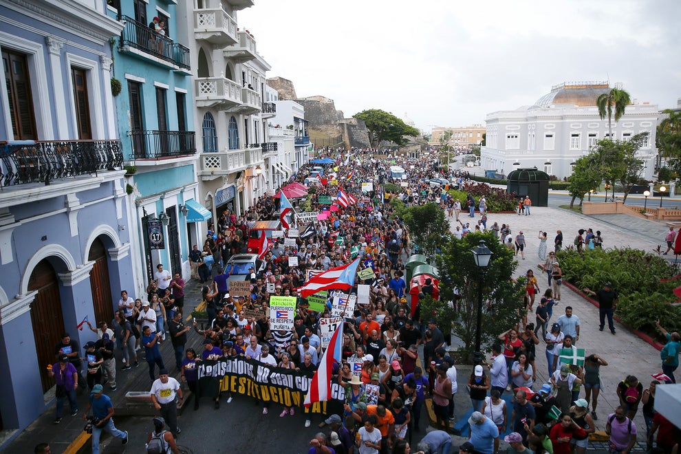 Photos: Huge Protests Against Puerto Rico Governor