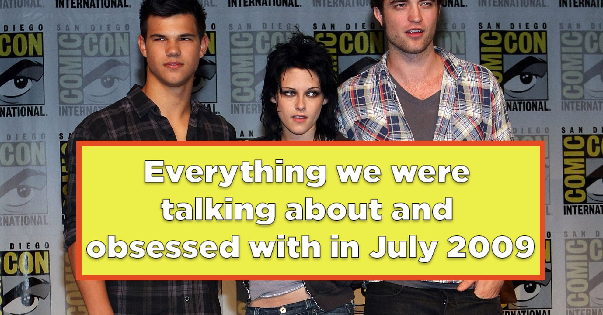 23 Pop Culture Moments That Happened In July 2009