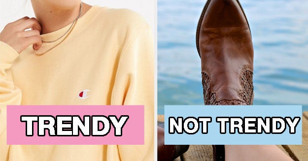 Put Together An Outfit And We'll Reveal If You're Trendy Or Not