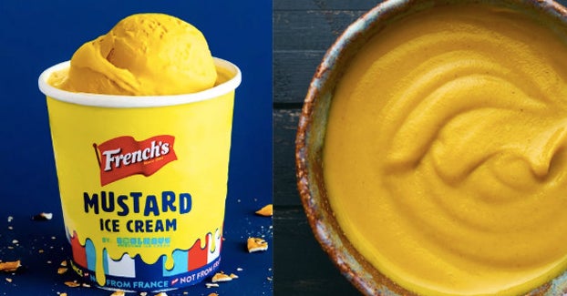 What's Up With This New Mustard-Flavored Ice Cream For National Mustard ...
