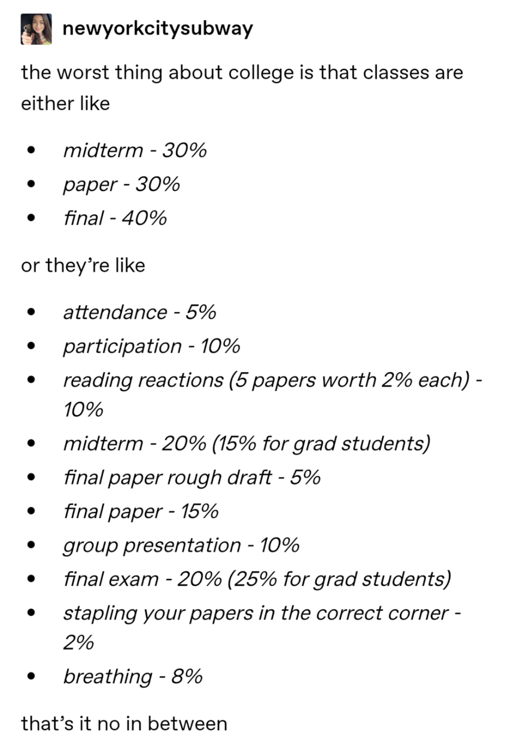 37 Hilarious Tumblr Posts About College That Will Ease Your Back-To ...