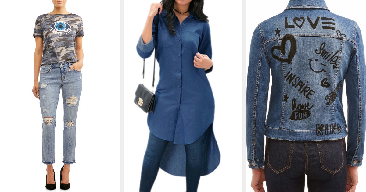 23 Stylish Denim Items To Buy From Walmart In Honor Of Back-To-School ...