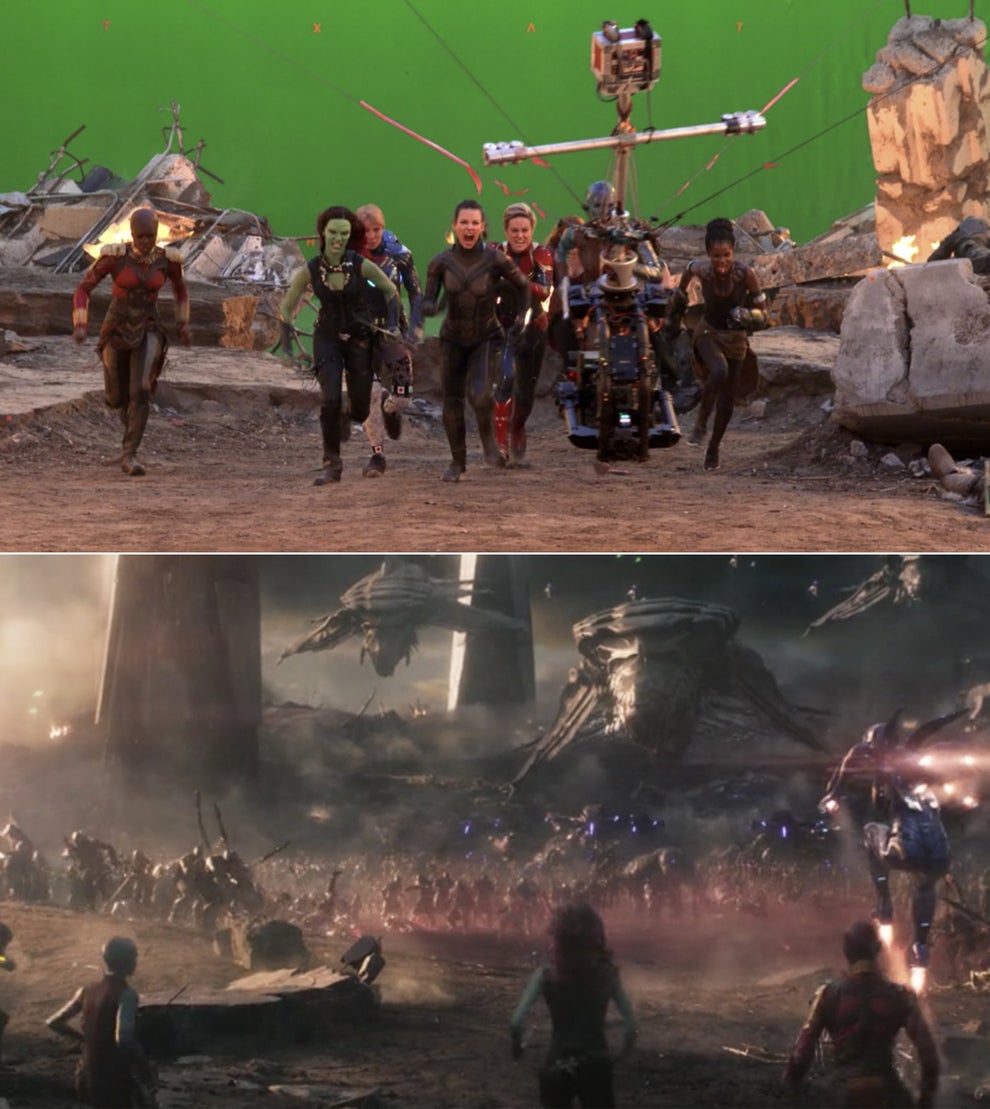 25 "Avengers: Endgame" Pictures That Show Iconic Scenes Before And ...