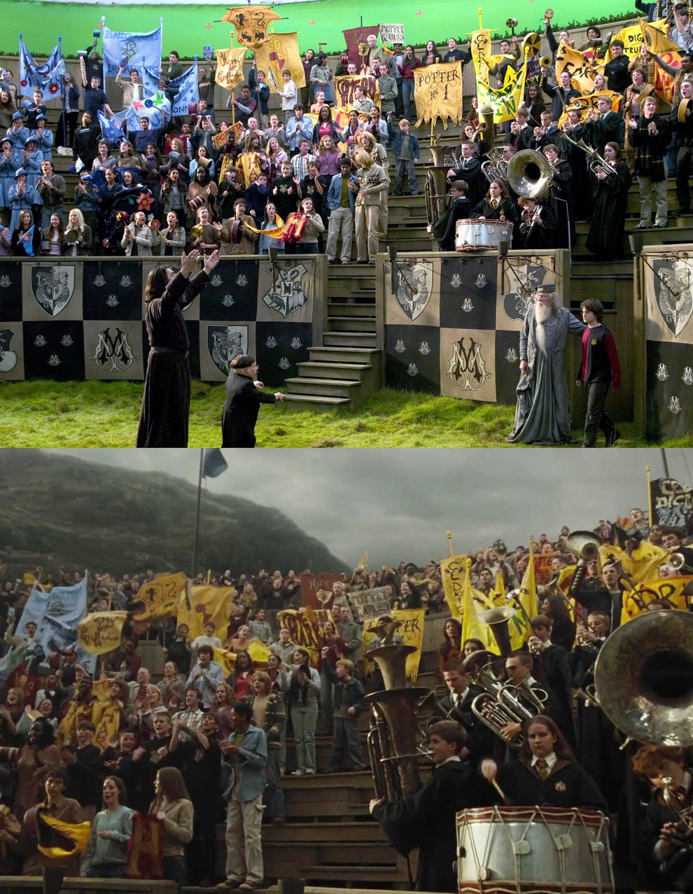 18 "Harry Potter" Set Photos Side-By-Side With Their Movies Shots