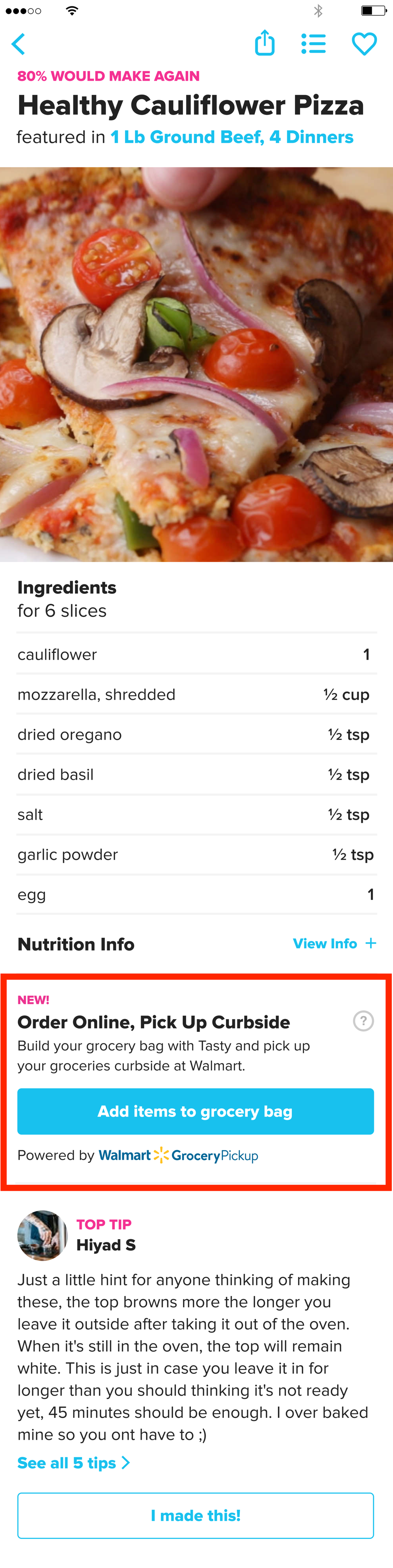 Tasty Recipes Are Now Shoppable Through Walmart Grocery And Now Life Is ...