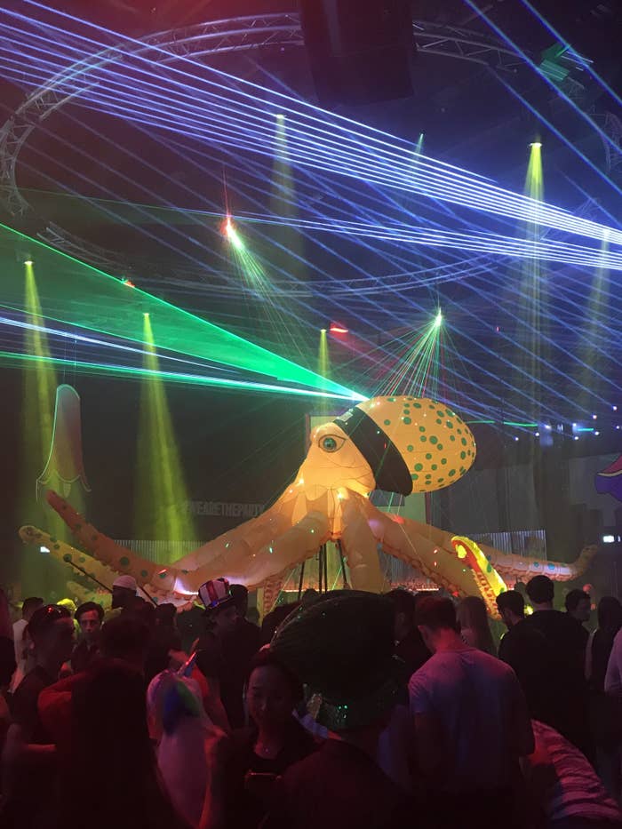 There was a an Octopus bartender. I’m not even joking.