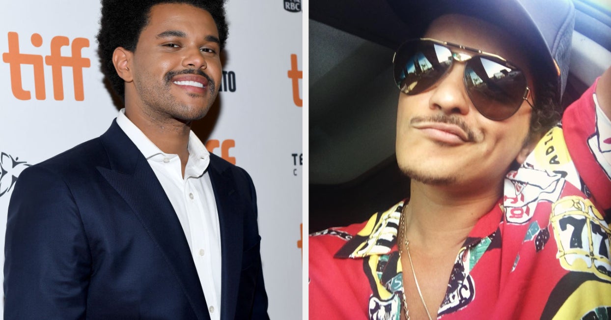 Bruno Mars's Reaction To The Weeknd's Mustache
